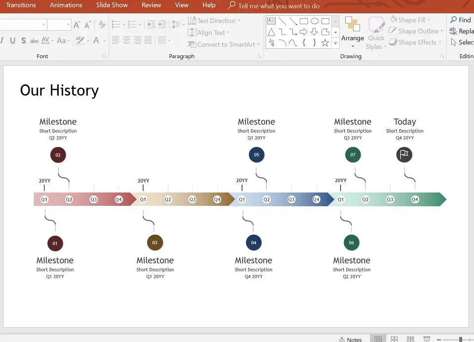 Een Tijdlijn Maken In PowerPoint 2022