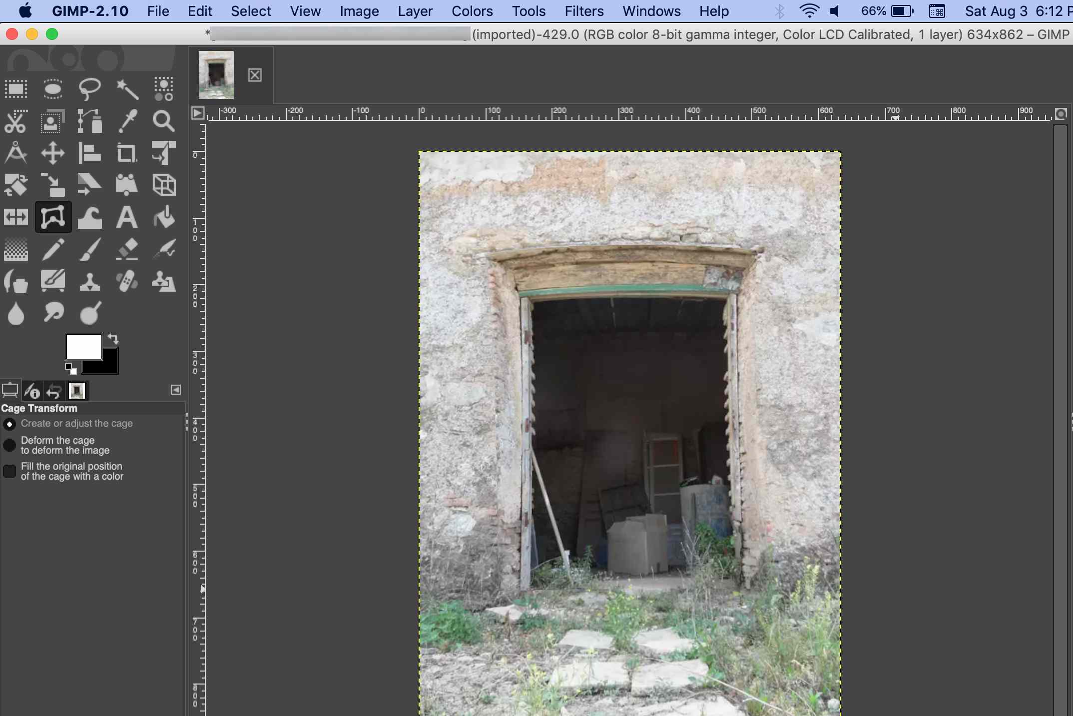 Hoe De Cage Transform Tool In GIMP Te Gebruiken 2021
