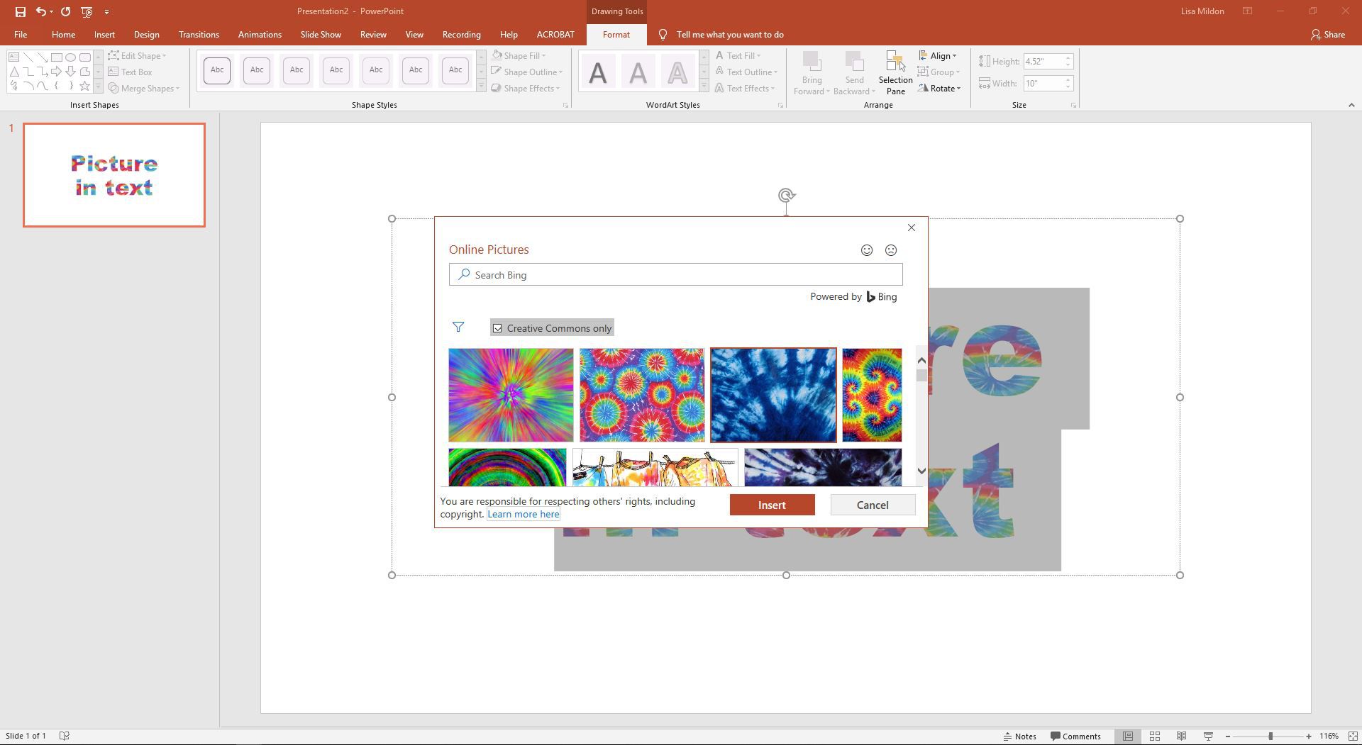 Een afbeelding in tekst invoegen op een PowerPoint-dia - 2022 Een afbeelding in tekst invoegen op een PowerPoint-dia - 2022