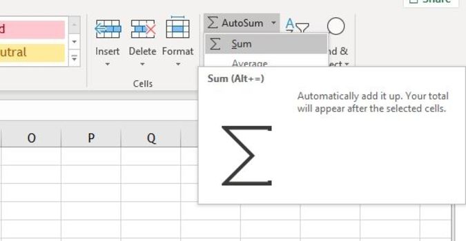 Snel Kolommen Of Rijen Getallen Optellen In Excel 2022